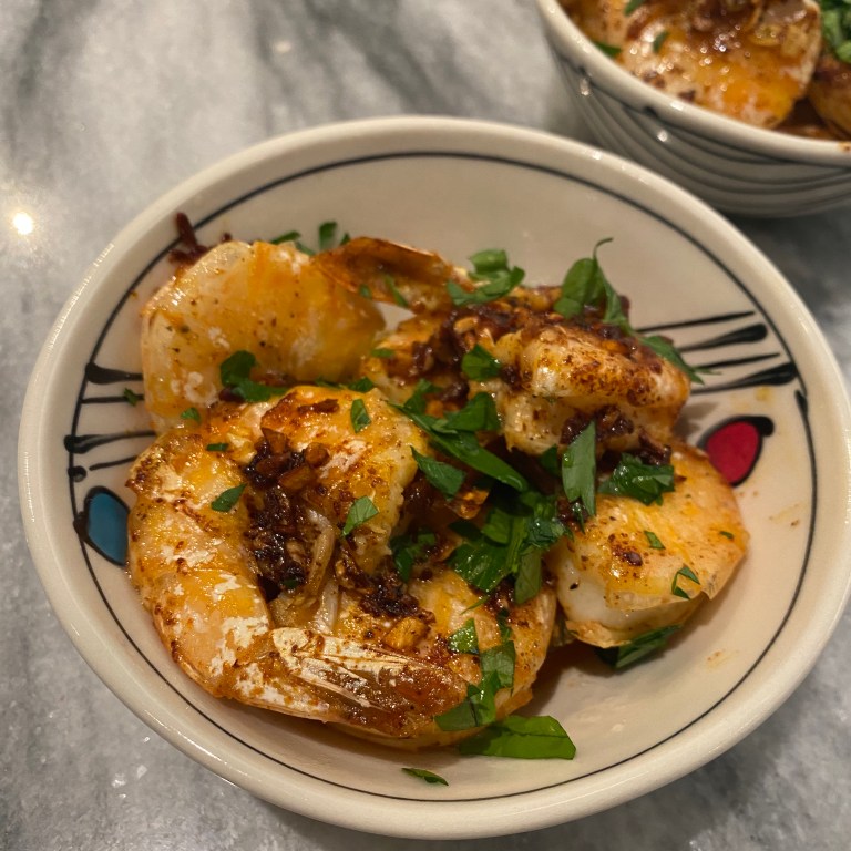 Crispy Chili Garlic Butter Shrimp